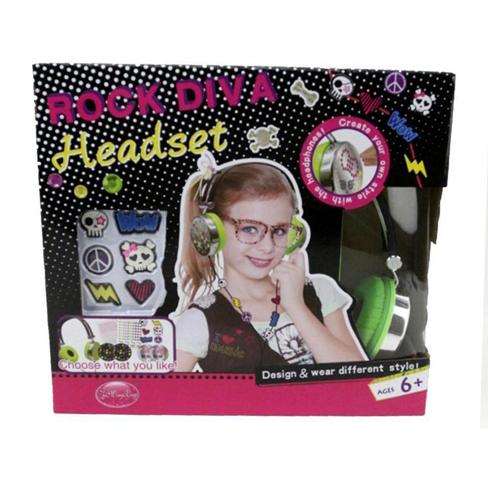Rock Diva Headset - Create Your Own Style With The Headphones