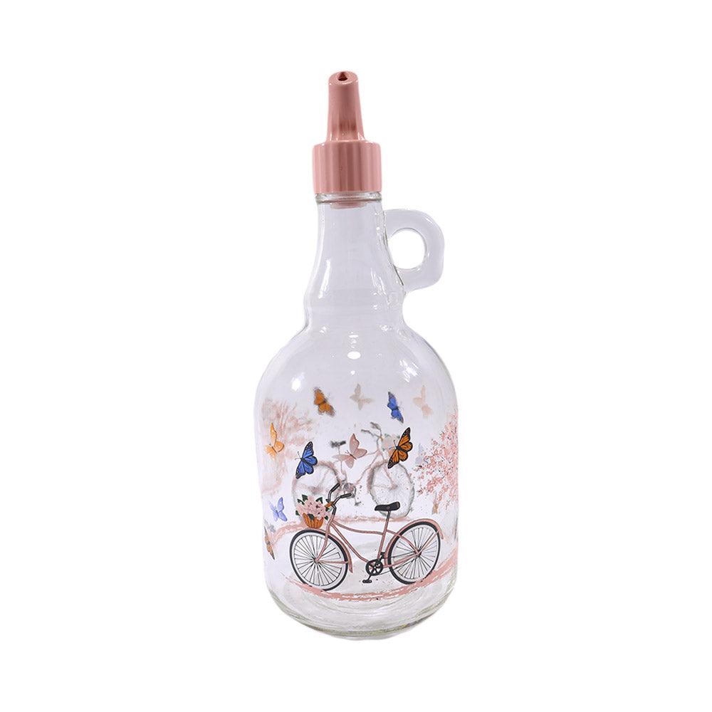 Kitchen Glass Transparent Oiler 23 cm / NK-6