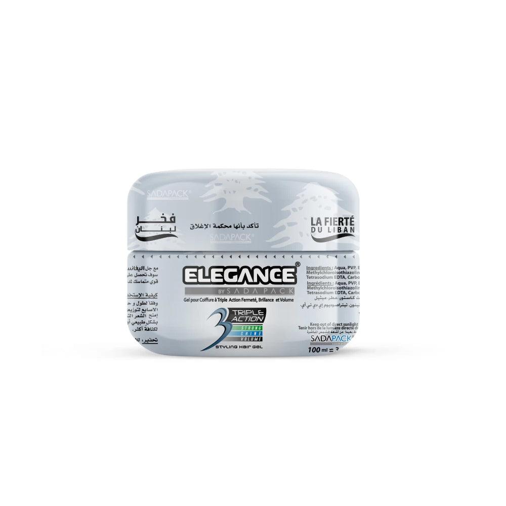 Elsada Elegance Triple Action Hair Gel 100 ml / White