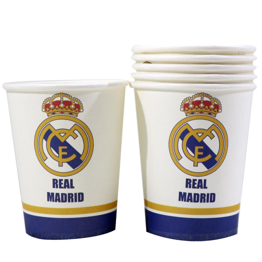 Birthday Real Madrid Paper Cup (6 Pcs)