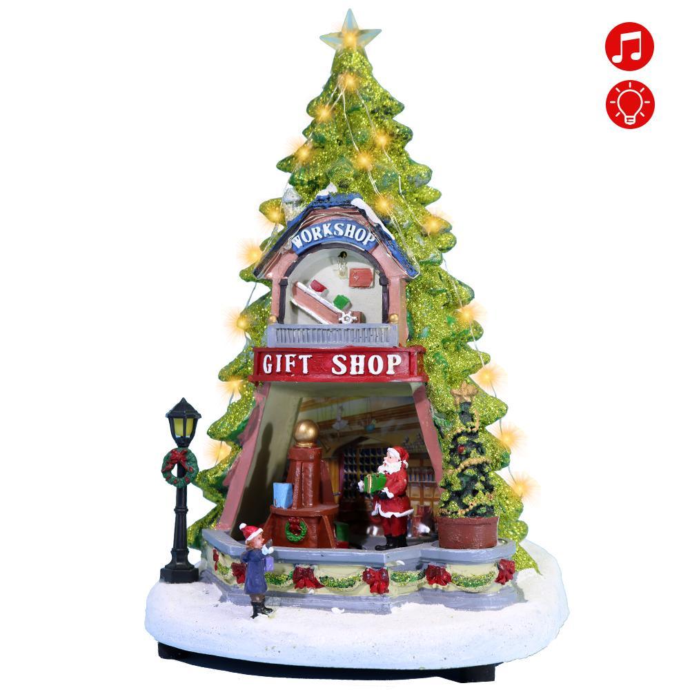 Musical & Lighted Christmas Tree Gift Shop / Q-820