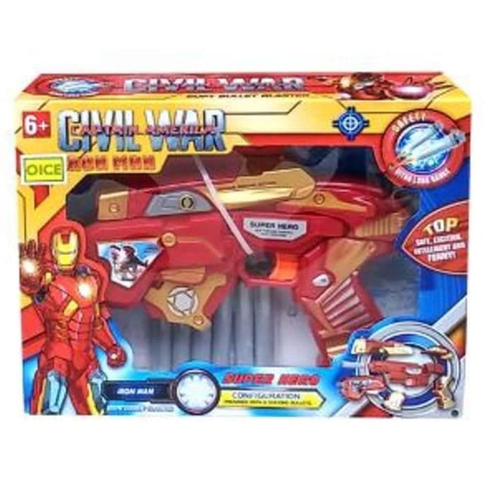 Iron Man Soft Bullet Blaster Super Gun